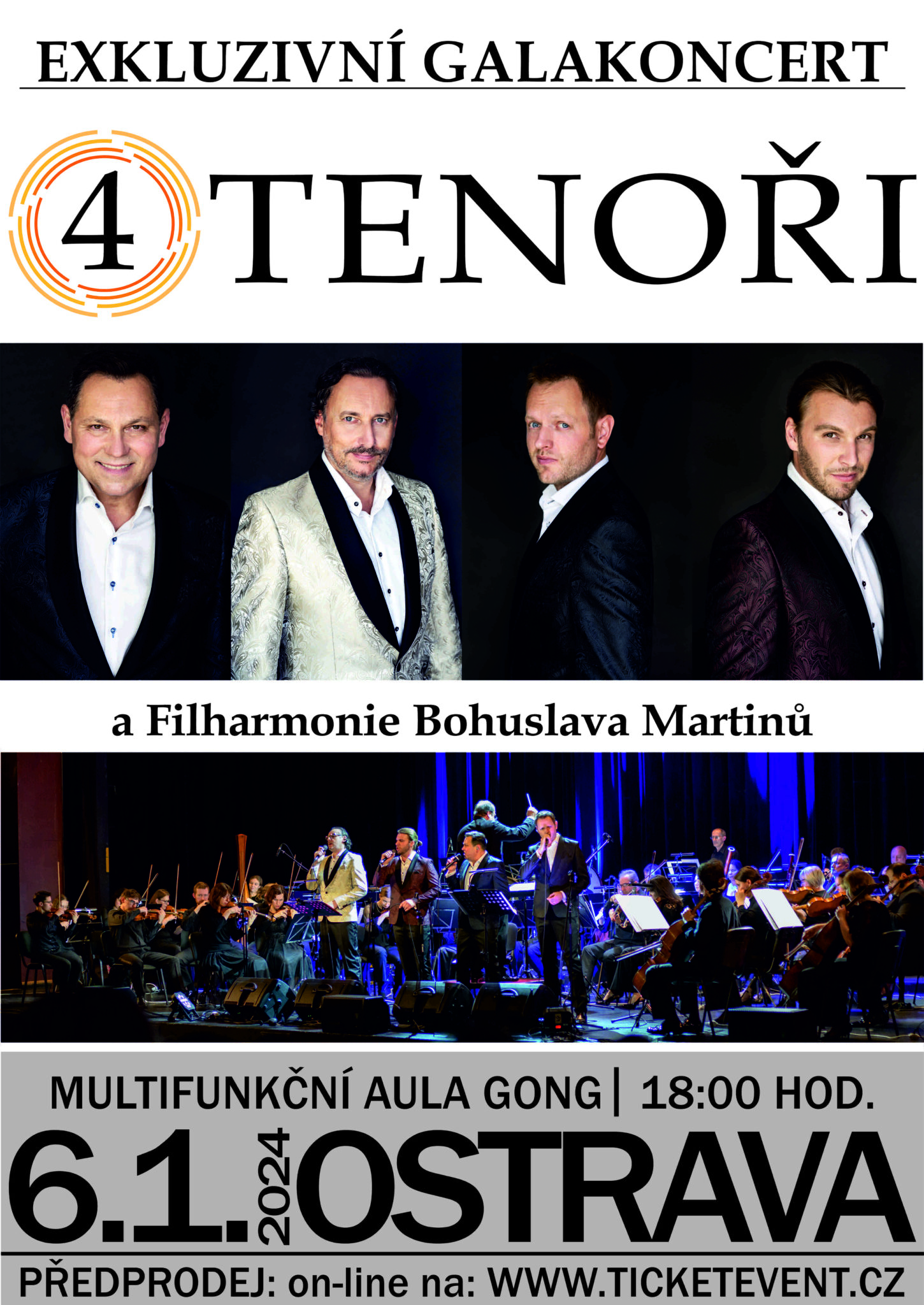 4 TENOŘI - Dolní Vítkovice